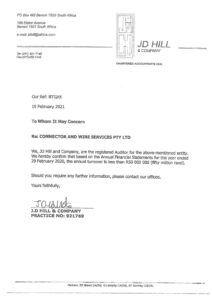 CWS BBBEE Certificate Level2 2020 - Connector And Wire Services